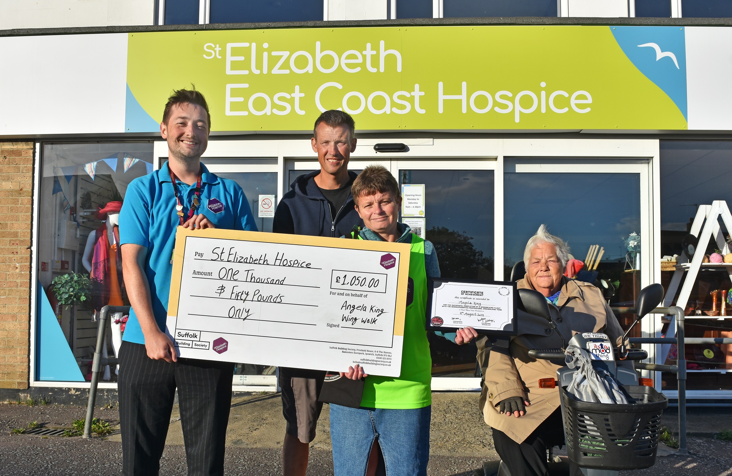 Wing Walk Raises Funds for St Elizabeth East Coast Hospice - St ...