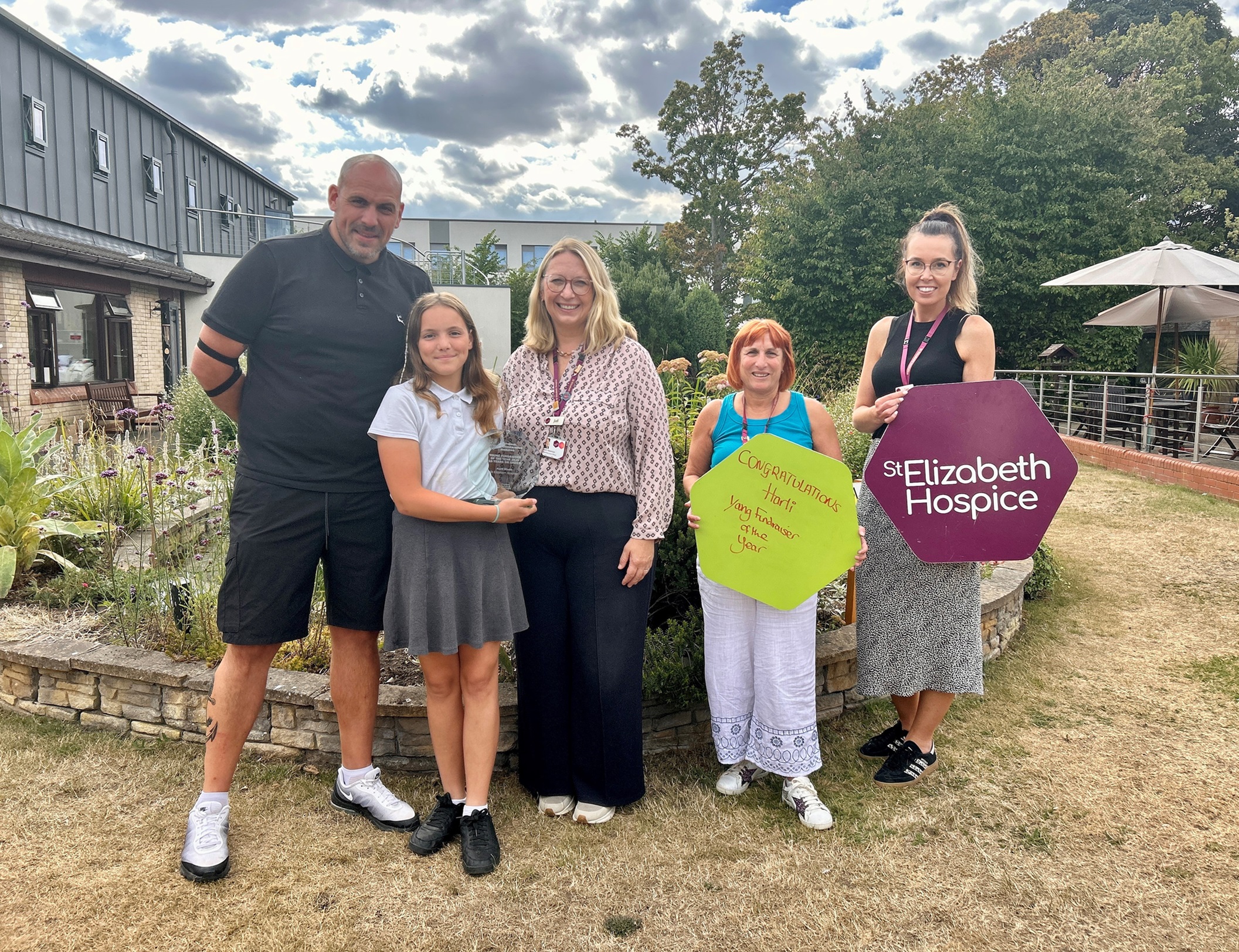 National Award Success for Hospice Fundraiser Harli! - St Elizabeth Hospice