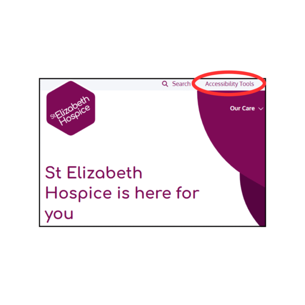 Recite Me Toolbar - St Elizabeth Hospice